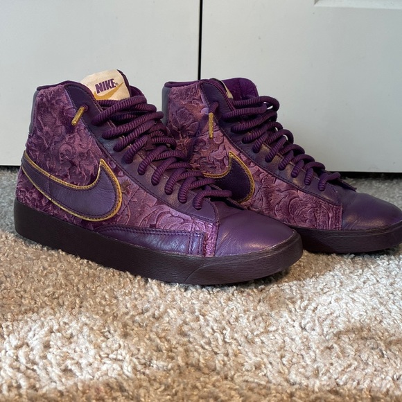 Nike | Shoes | Nike Purple Blazers | Poshmark